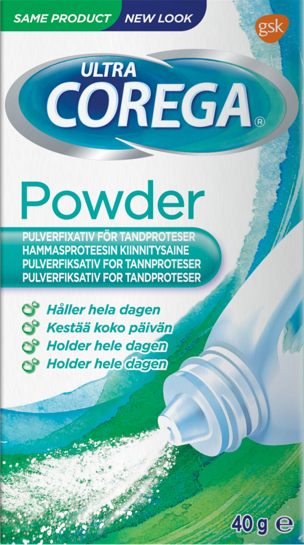Corega Ultra Pulver 40 g - ABCdirekt.se
