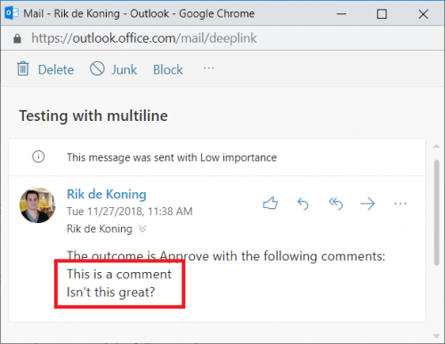 About365 Line Breaks In Powerapps Multiline Inputs And Flow Approval Comments