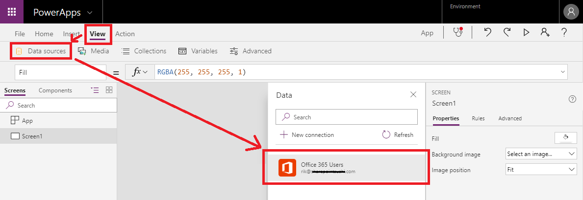 PowerApps Components - Office 365 Suitebar - About365
