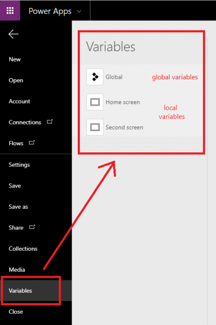 About365 Using Variables And Collections In Power Apps