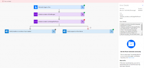 About365 - Error handling in Power Automate