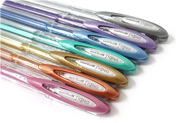 Uni-Ball 120 Signo Metallic Gel Rollerball Pens