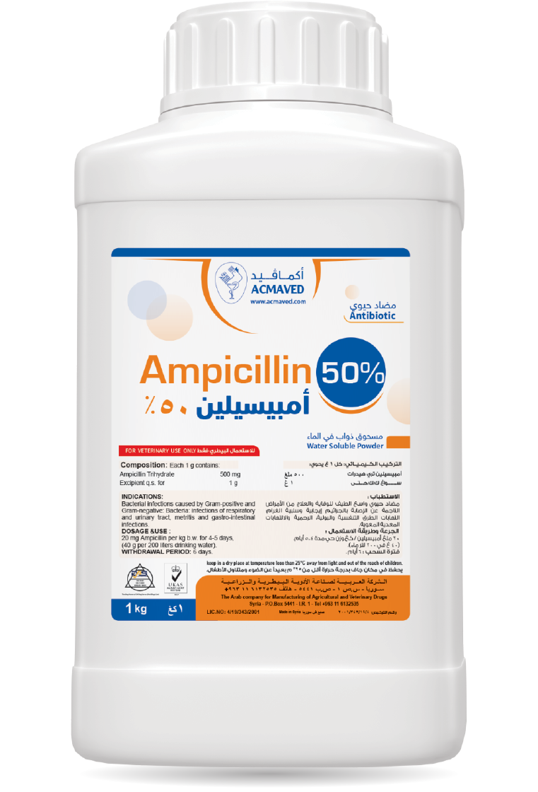 AMPICILLIN 50% - ACMAVED