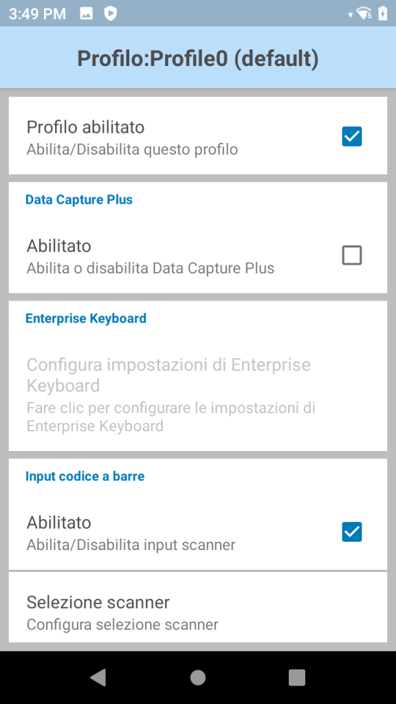 PALMARE ZEBRA TC21 & TC26: COME AGGIUNGERE UN ENTER O UN TAB DOPO OGNI ...