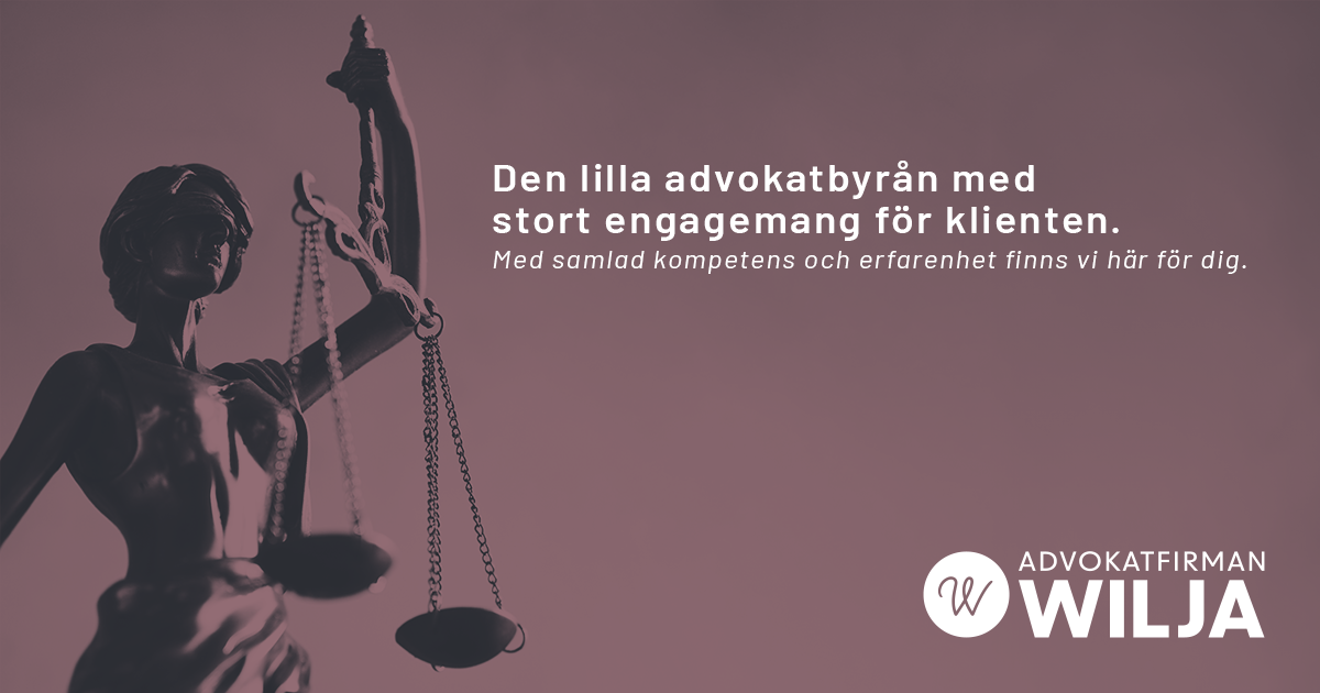 Advokatfirman Wilja | Advokatbyrå Jönköping