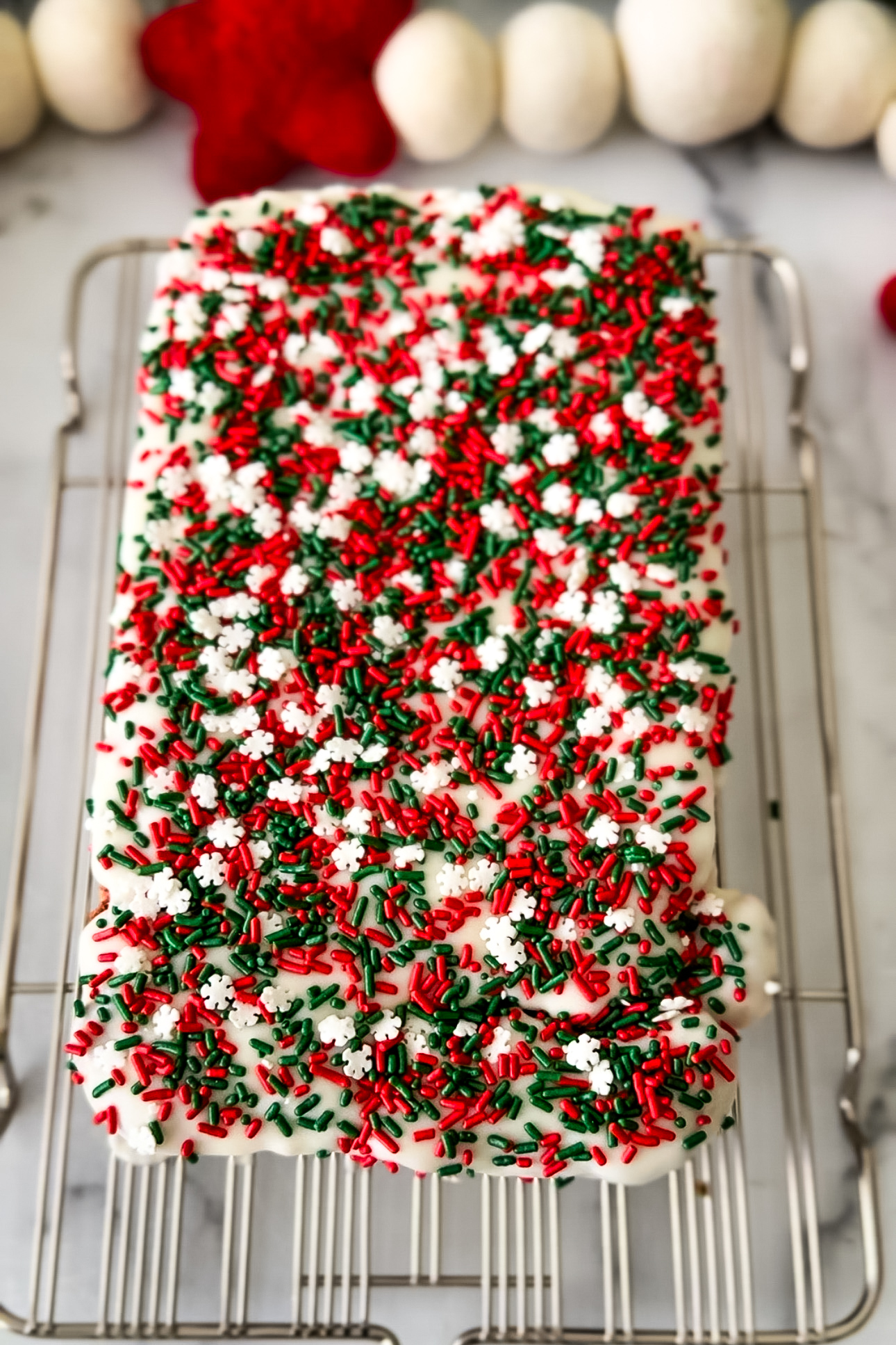 Easy & Delicious Christmas Funfetti Bread - Ahalfbakedmom
