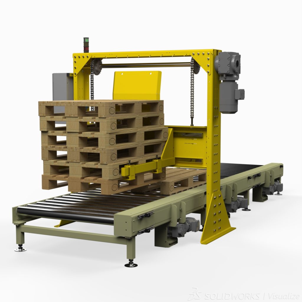 Automatic Pallet Dispenser | MAG1 – MAG2 – Alax Automation
