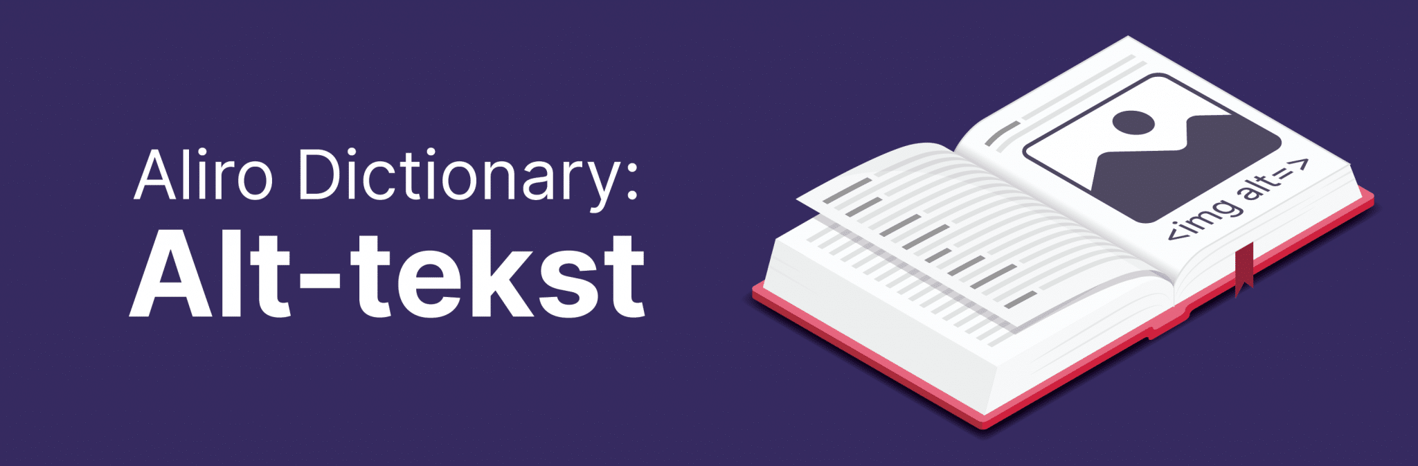 Aliro Dictionary – Alt-tekster eller alternative tekster - Aliro Docs ApS