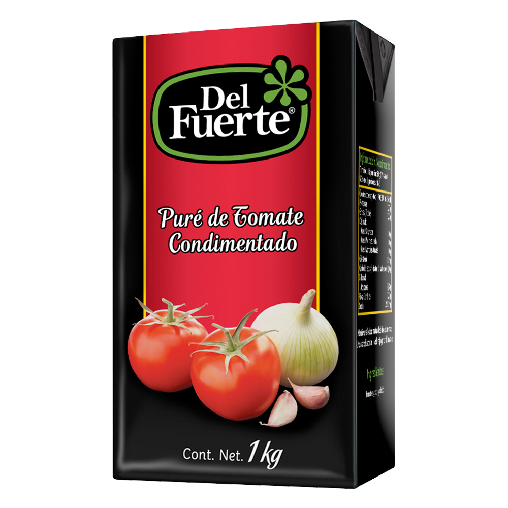 Puré de Tomate Condimentado Del Fuerte Tetra Brik 1 Kg – All Serve Food ...
