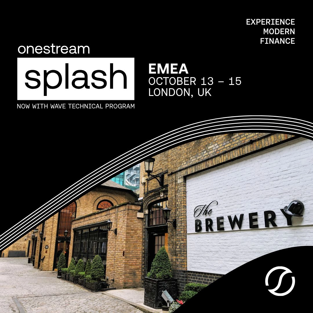 OneStream Splash EMEA 2025 - London, UK | AMCO Solutions