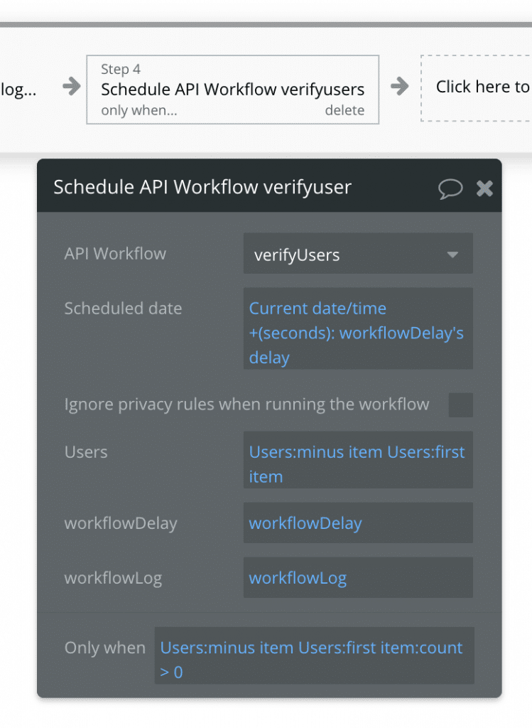 Tracking The Progress Of Recursive Workflows In Bubble