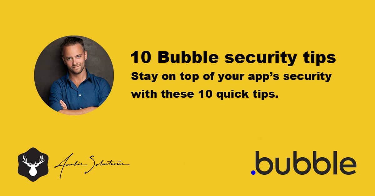 10 Easy Bubble Security Tips