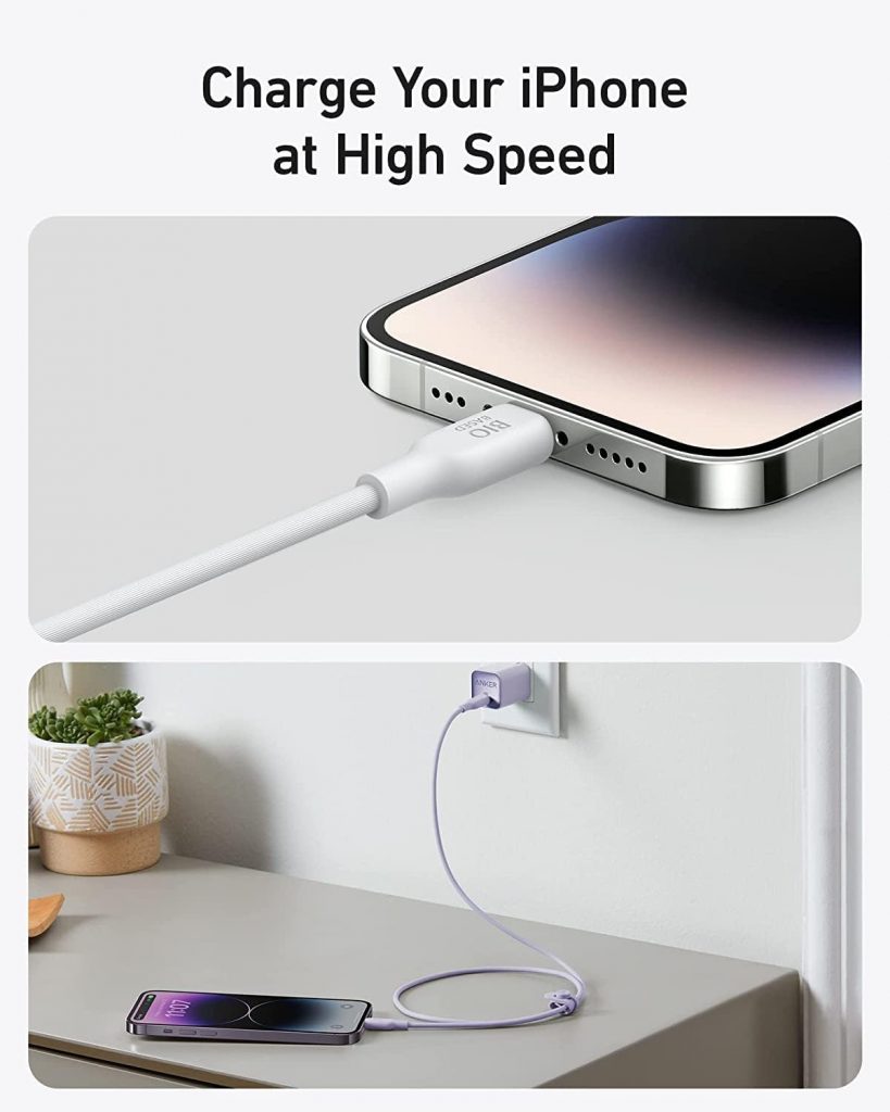 Anker 541 USB-C to Lightning Cable 3ft (Bio-Based) Blanco - Anker Panama