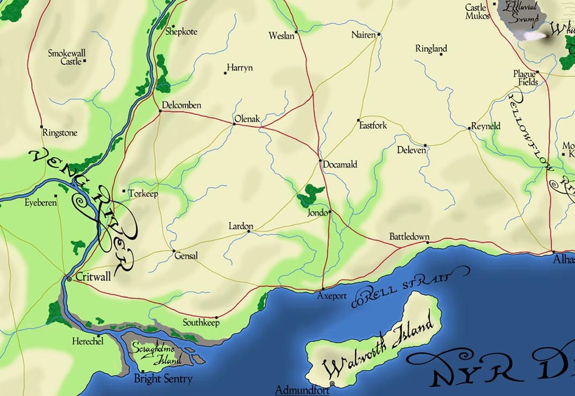 Mapping Shield Lands Part 5: Lay of the Land - Anna B. Meyer