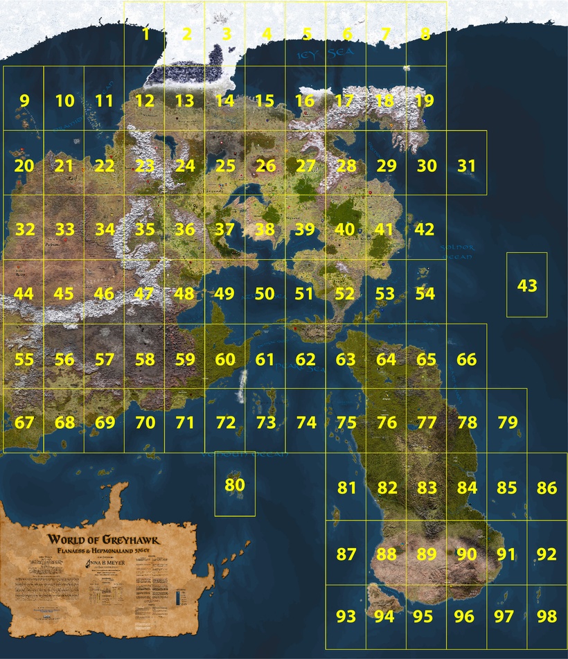Flanaess & Hepmonaland 576CY Atlas - 2022 Edition is here! - Anna B. Meyer