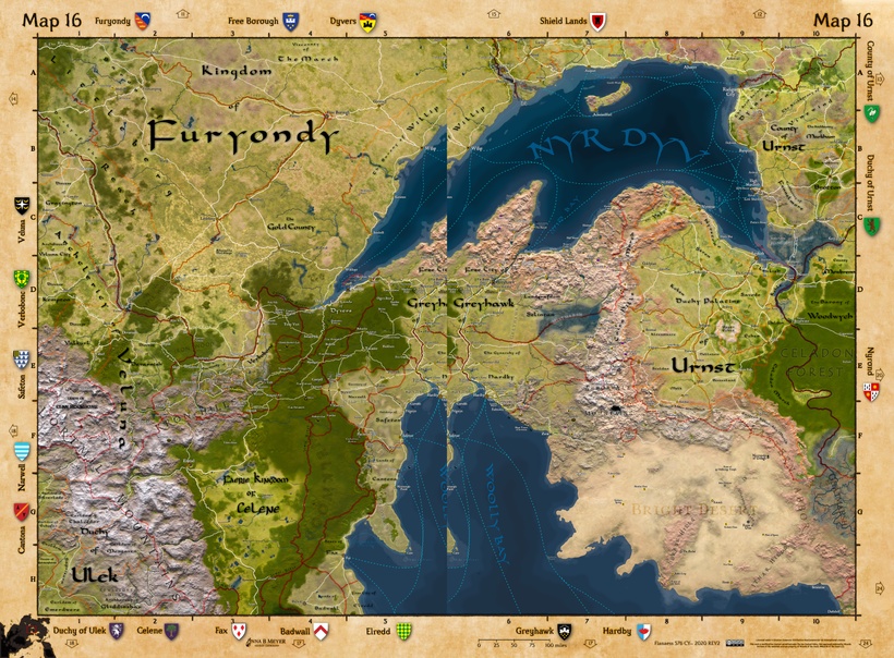 Atlas of the Flanaess 576 CY - a first close look! - Anna B. Meyer