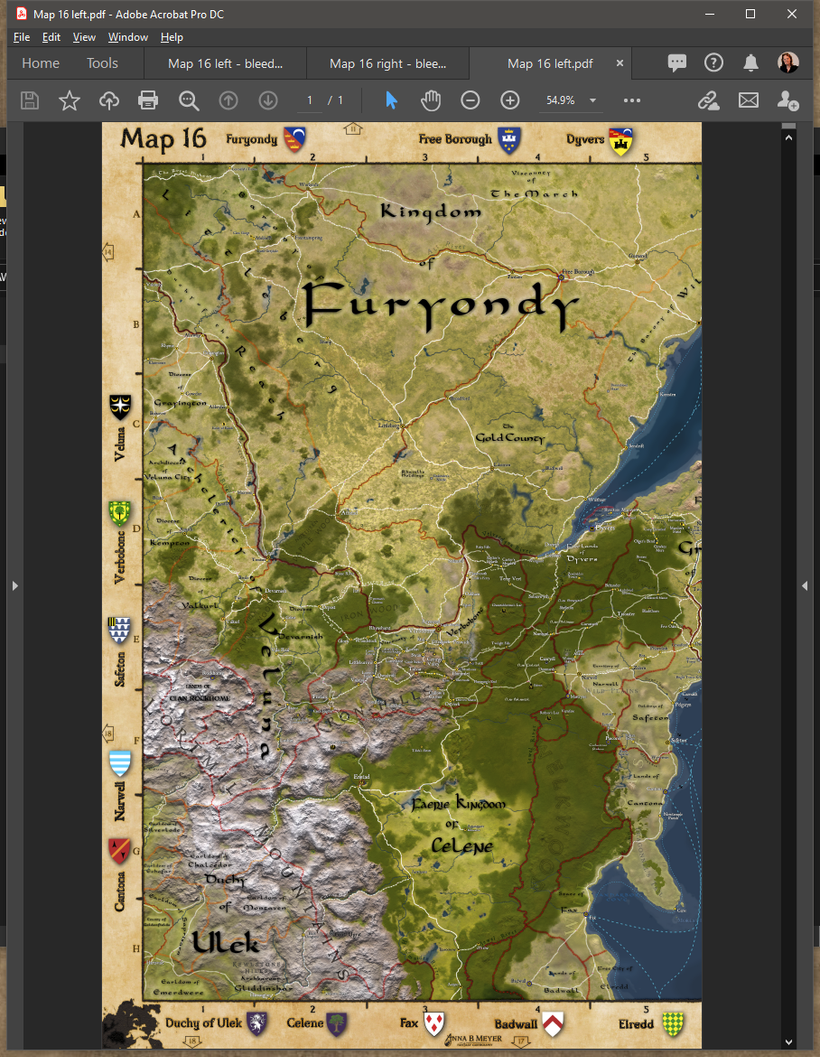 Atlas of the Flanaess 576 CY - a first close look! - Anna B. Meyer