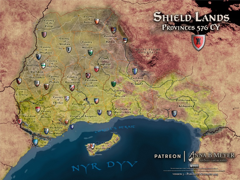 Heraldry of the Shield Lands - Anna B. Meyer