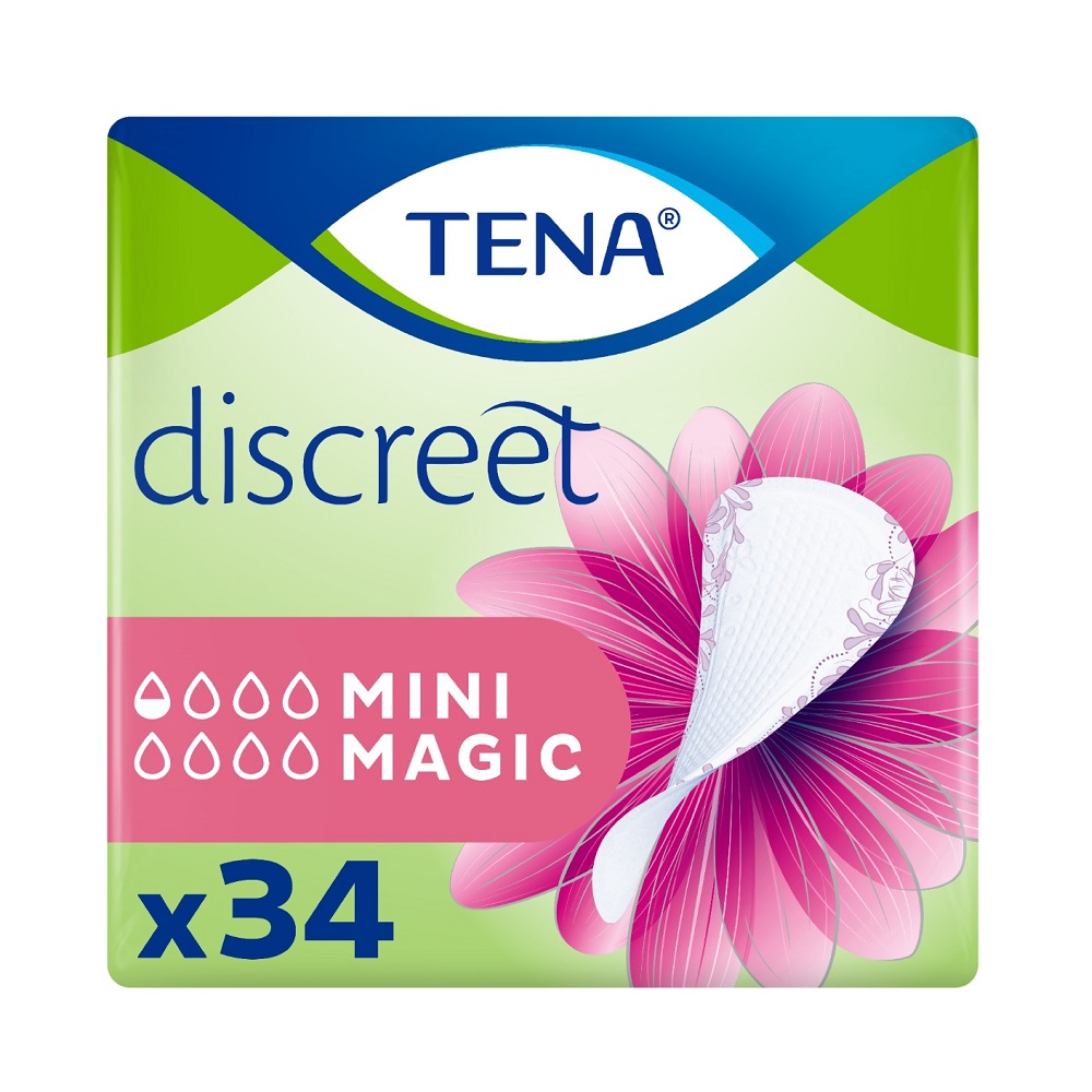TENA Discreet Mini Magic Trosskydd för inkontinens 34 st – aposve.se