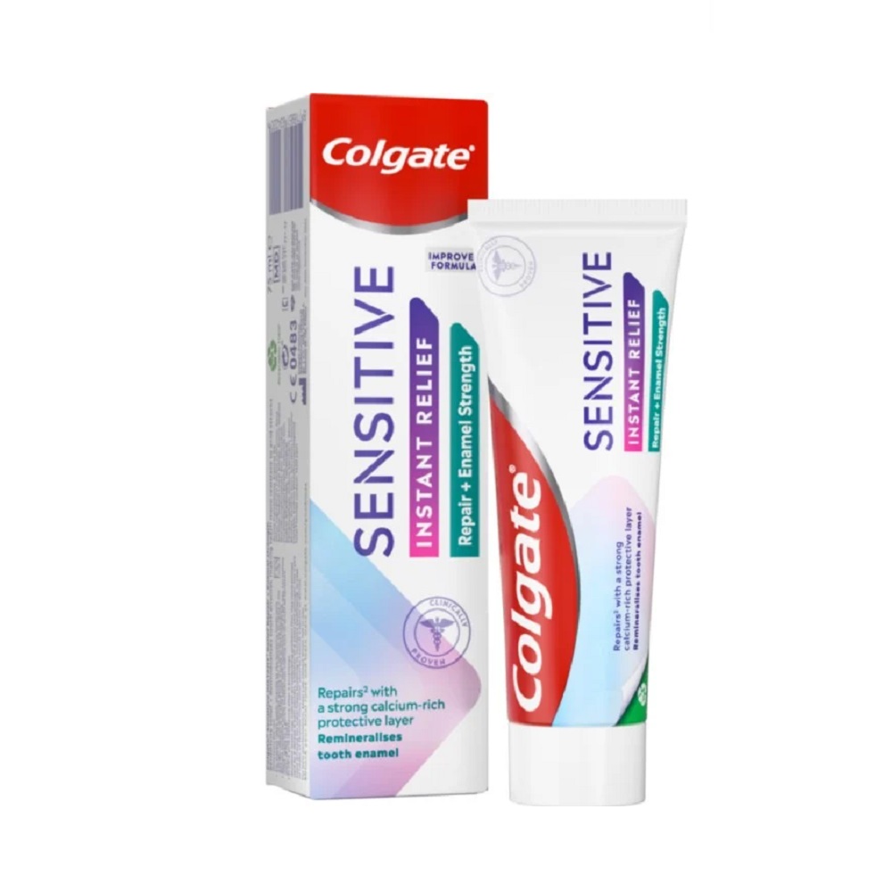 Colgate Sensitive Instant Relief Repair + Enamel Strength 75 ml – aposve.se
