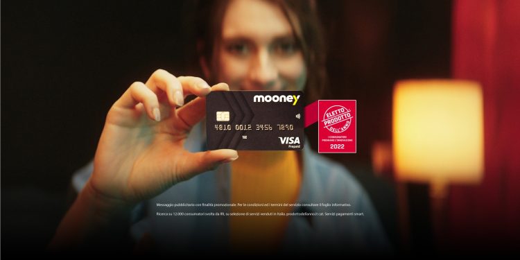 La carta prepagata Mooney eletta prodotto dell’anno 2022 – Arena Digitale