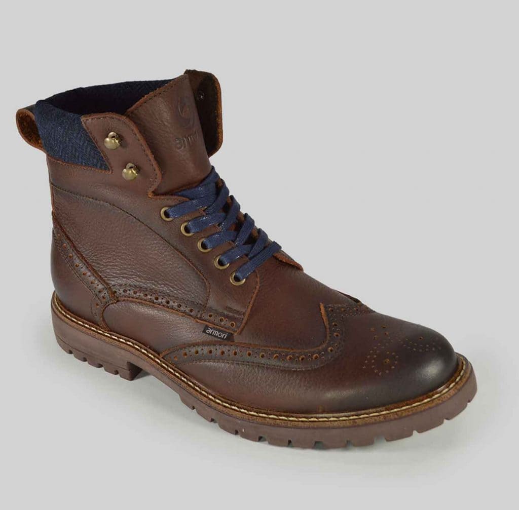Botas de cuero para hombre Wingtip - Armori©