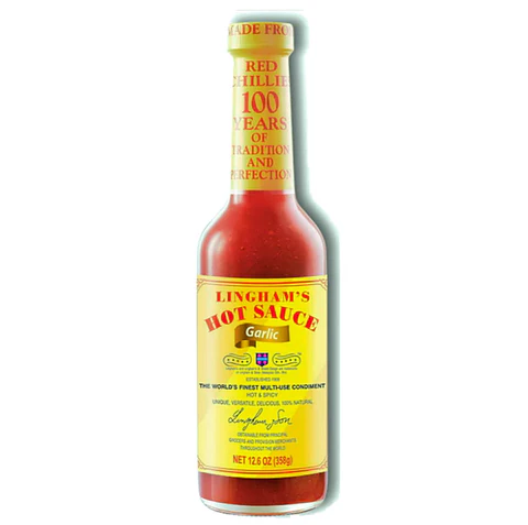Lingham's Chilisås Vitlök 358g - Asiatisk matbutik online | Autentiska asiatiska livsmedel på nätet