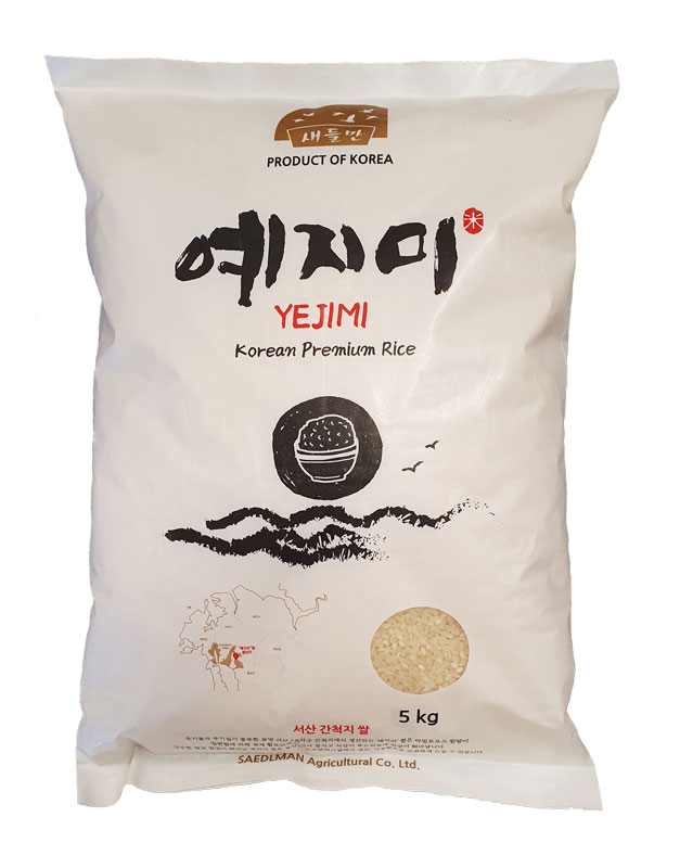 Yejimi Premium Koreansk Rundkornigt Ris Mepssal 5kg - Asiatisk matbutik ...