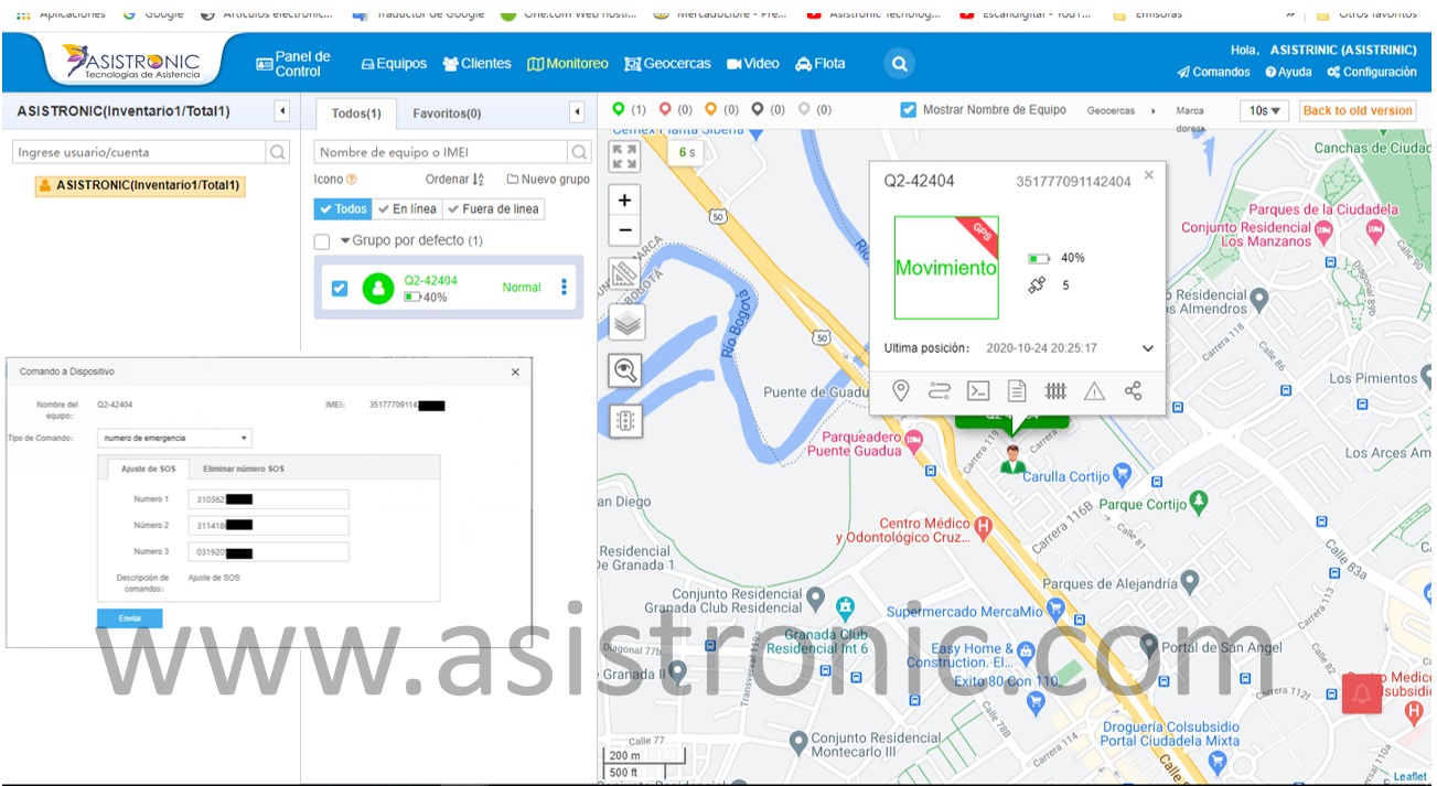 Botón Impermeable SOS con GPS EVOTRACK – Asistronic