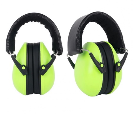 Orejeras aislantes de ruido para autismo. Diseño Verde – Asistronic