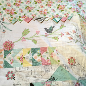 Quilt débutante, montage - Atelier Patchwork & Point Compté