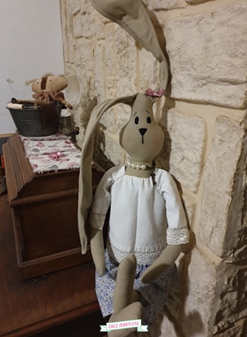 Lapin de Pâques - Atelier Patchwork & Point Compté