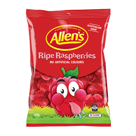 Allen's Ripe Raspberries - Aussie Foods