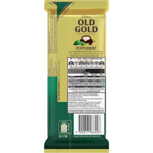 Cadbury Old Gold Peppermint - Aussie Foods Cadbury Old Gold Peppermint - Aussie Foods