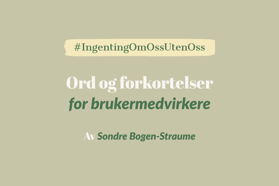 Ord og forkortelser - Autismepodden