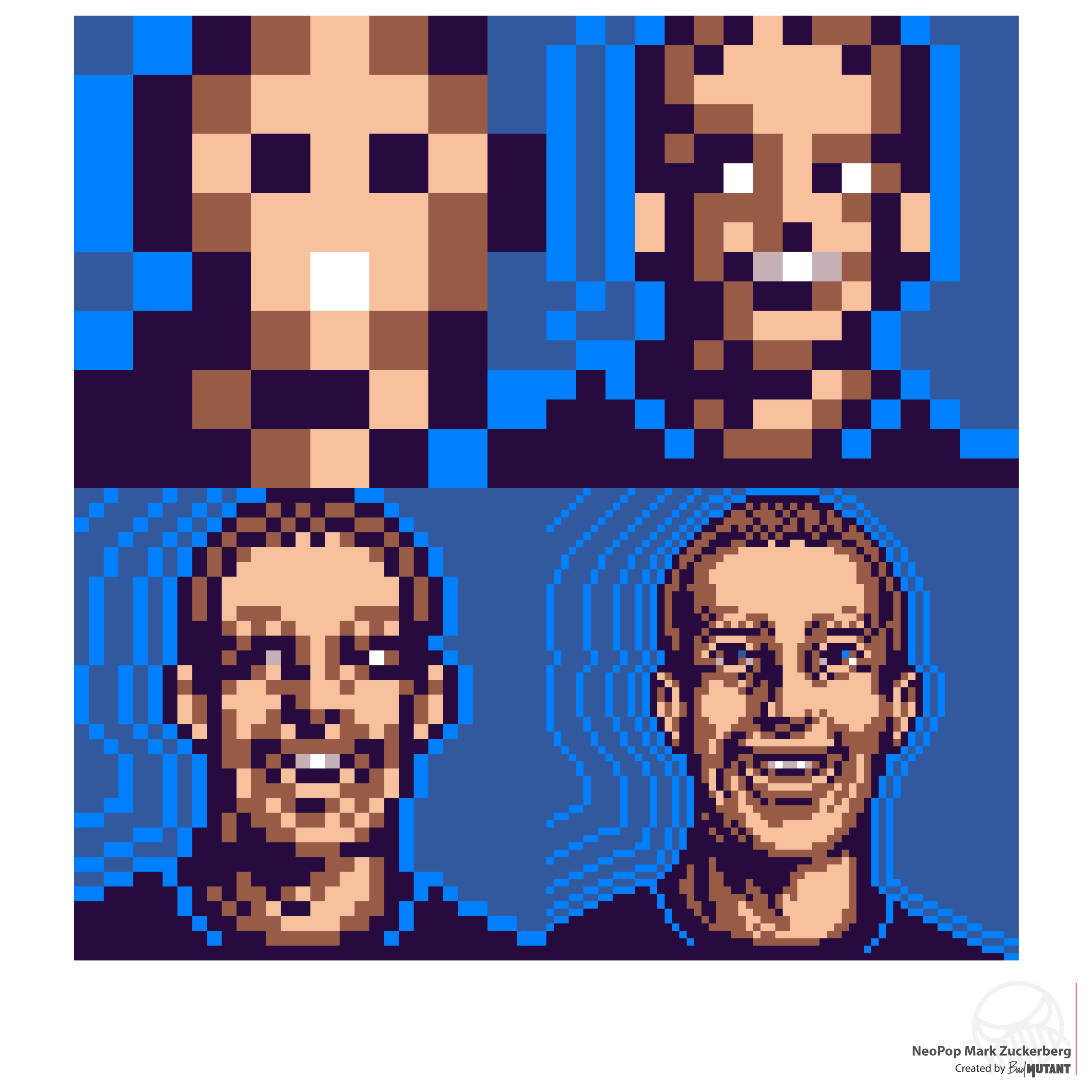 NeoPop Mark Zuckerberg – Bad Mutant | Art, Design & Illustration