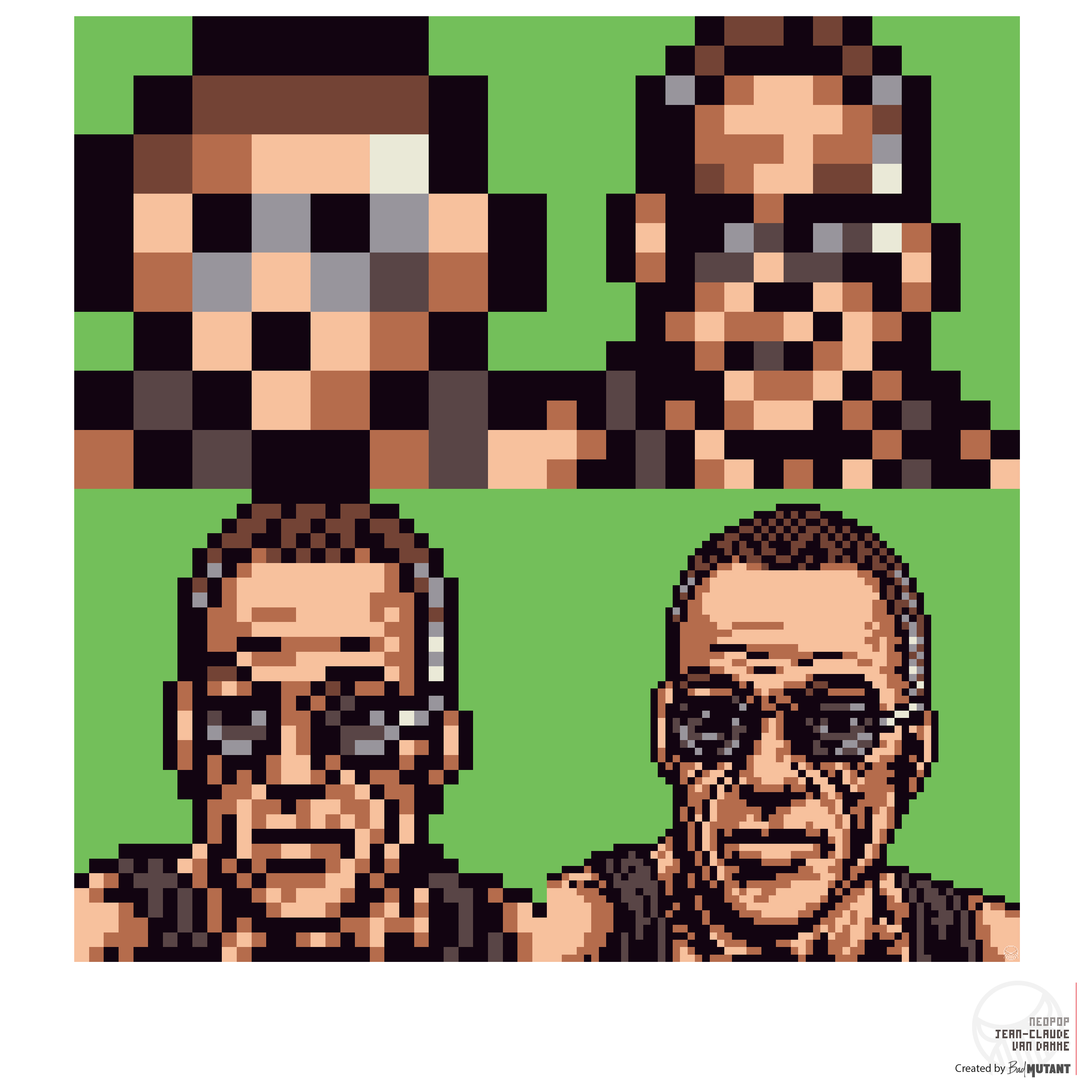 NeoPop Jean-Claude Van Damme – Bad Mutant | Art, Design & Illustration