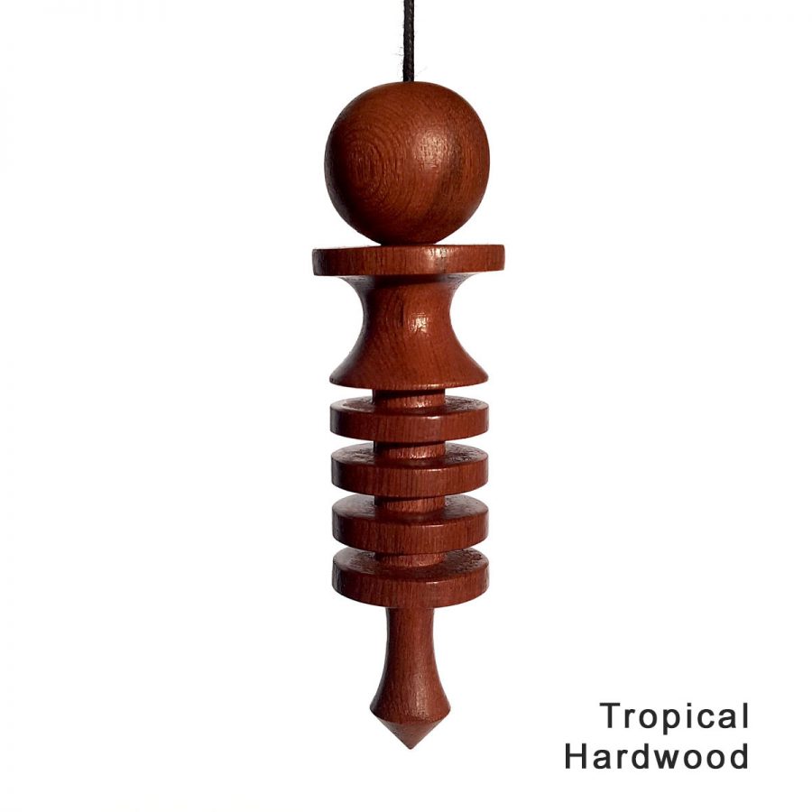 Isis Large 4 Discs Hardwood Pendulum | BAJ Pendulums UK