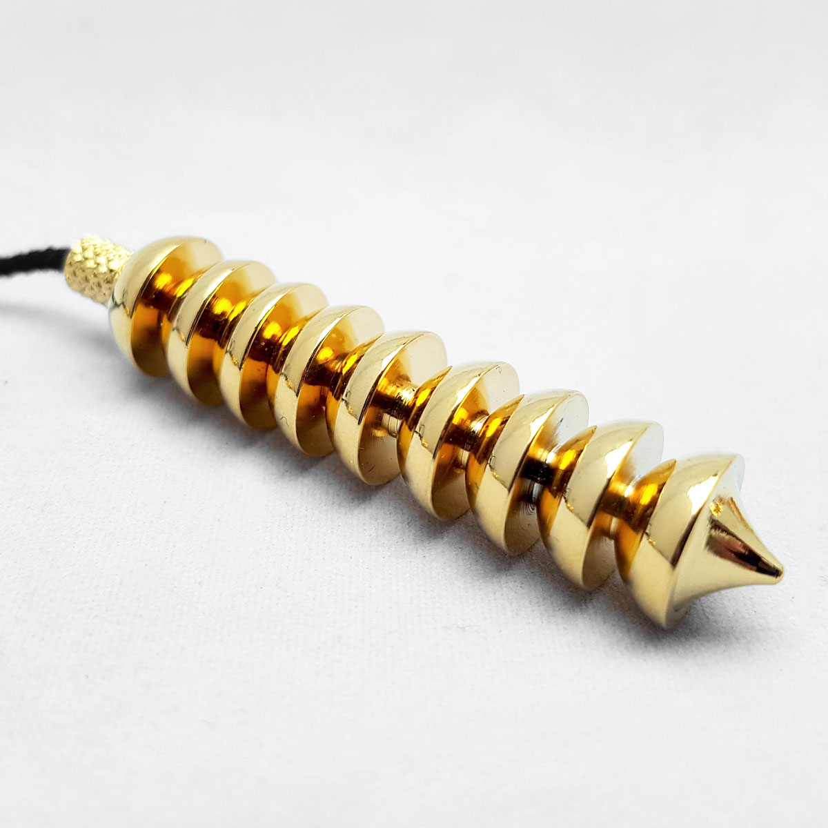 Osiris 9 Elements Gold Pendulum | BAJ Pendulums UK