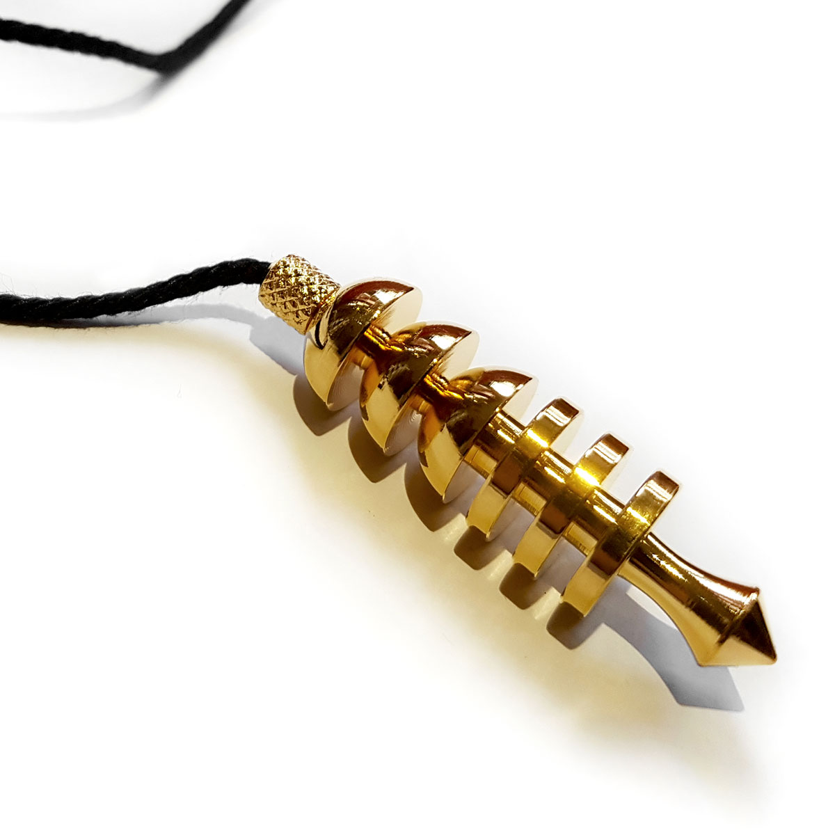 Isis-Osiris 3+3 Gold Pendulum | BAJ Pendulums UK