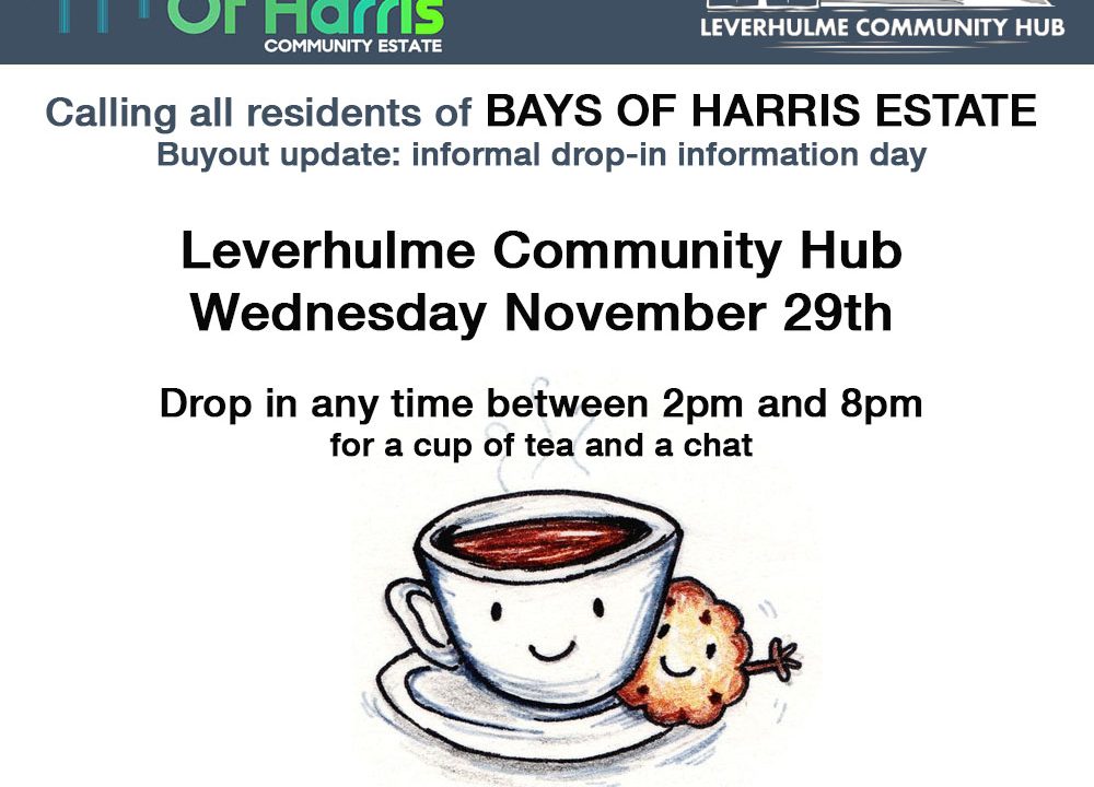 Drop-in session at Leverhulme Community Hub – Bays of Harris Community ...