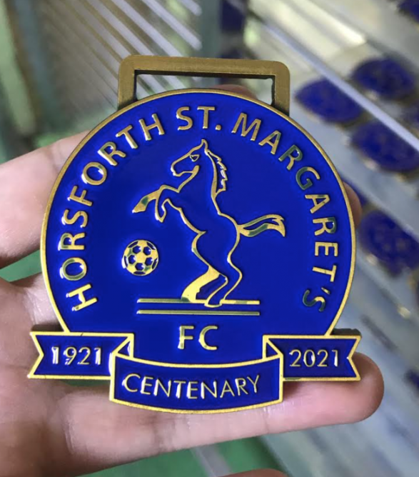 Bespoke Football Tournament Medals - bespokesportsmedals.com