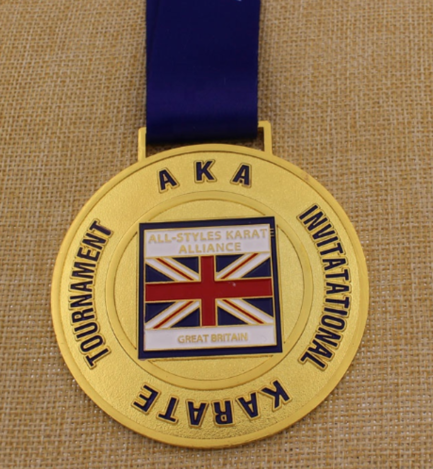 Custom Karate Medals - bespokesportsmedals.com
