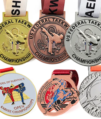 Custom Medal Types - Collection of Personalised Medals Online| Bespoke ...