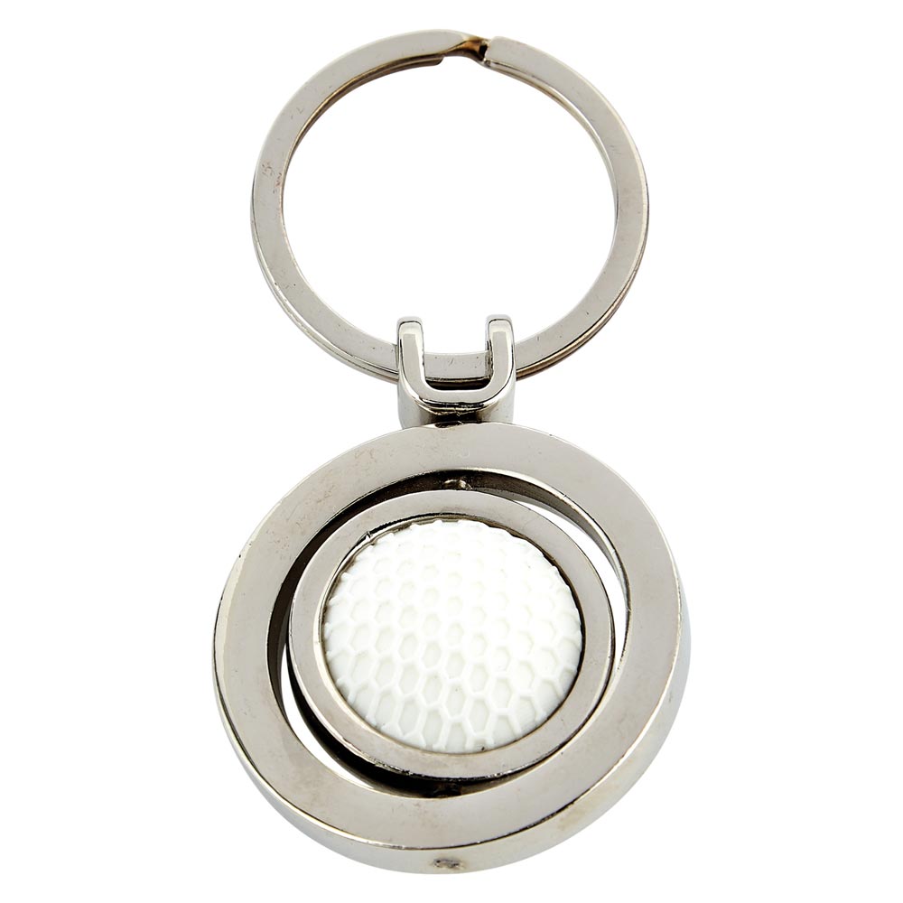 Driver Spinner Golf Keyring 35mm - Stylish Golf Accessory