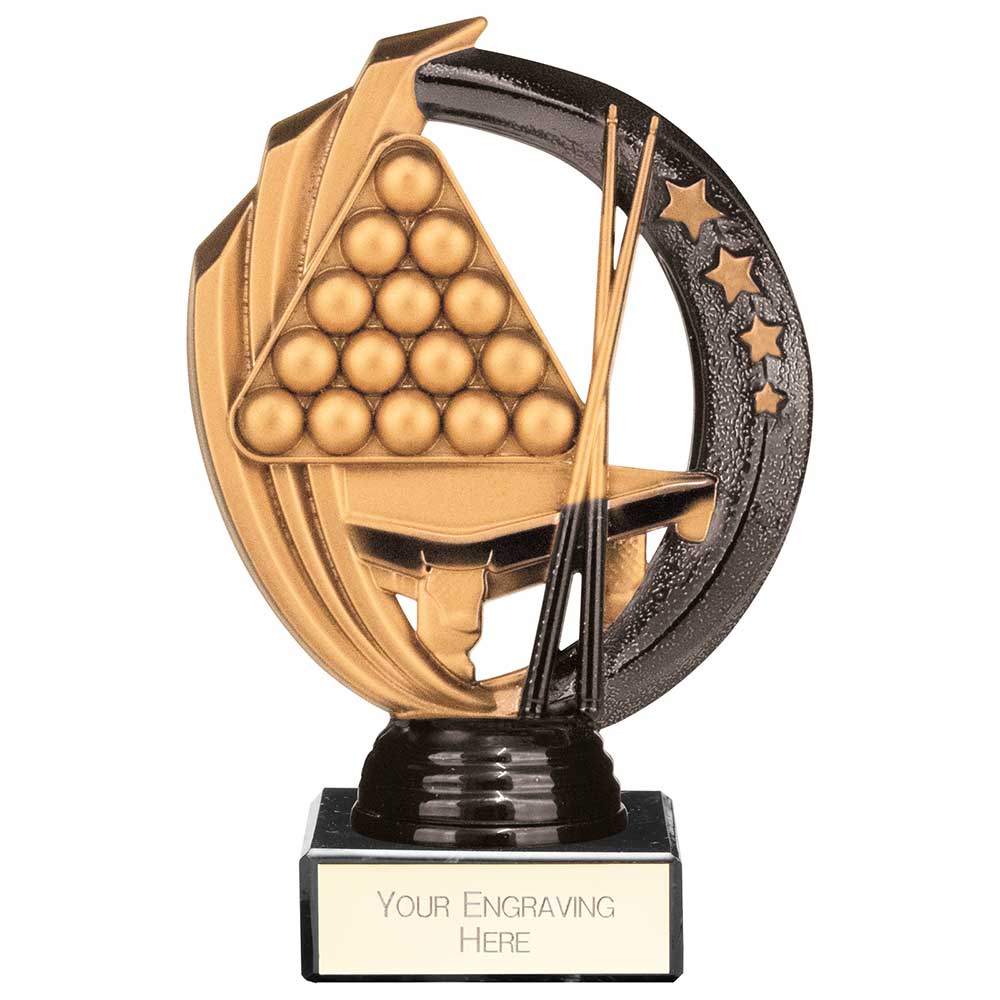 Renegade Legend Snooker Award Black 145mm - bespokesportsmedals.com