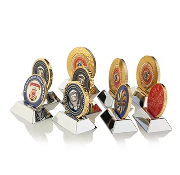 Custom Award Coins - Commemorative Coins | Bespoke Sports Medals