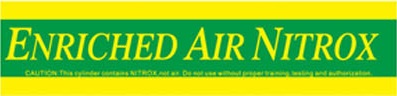 Nitrox Sticker (Enriched Air Nitrox)