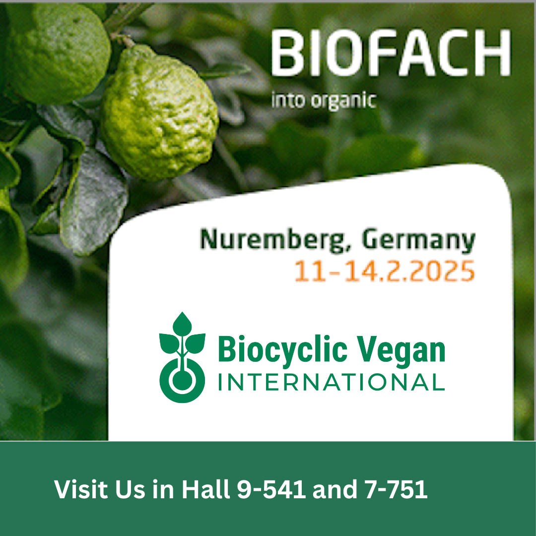 Meet Biocyclic Vegan International at BIOFACH 2025, the World's Leading ...