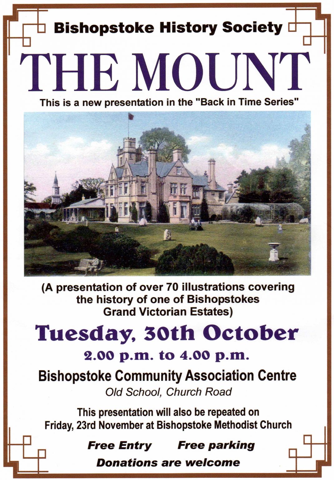 Old Presentation Posters – History of Bishopstoke, Hampshire